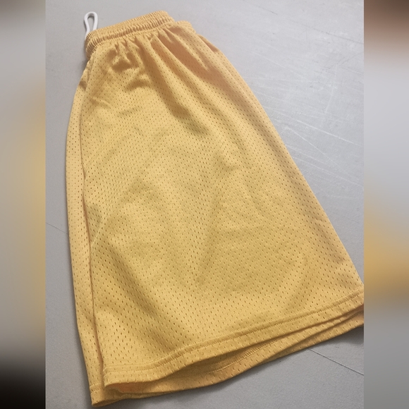 Win Trax | Bottoms | Vibrant Yellow Kids Mesh Shorts | Poshmark